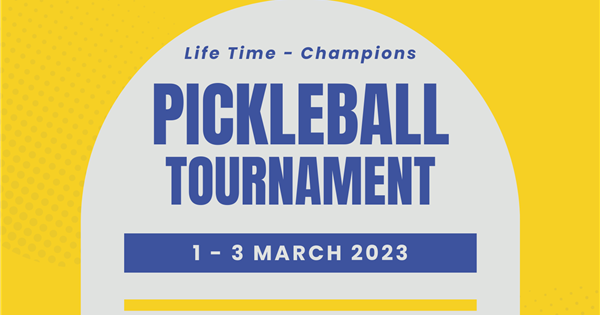 Life Time Champions Pickleball March Classic | Pickleball Tournament ...